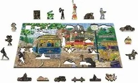 Wooden City 3D Puzzle Viktoriánská ulice L / 400 dílů / od 8 let