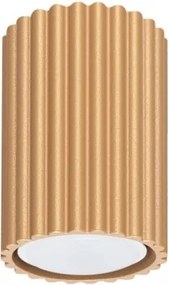 Stropní svítidlo SOLLUX KARBON 10 zlaté GU10 1x10W bez žárovky SL.1549