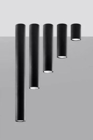 Stropní svítidlo SOLLUX Lagos 20cm GU10 1x40W bez zdroje SL.1001 černá