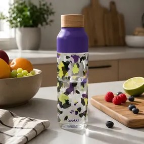 QUOKKA Tritanová láhev Ice bright spots / 840 ml / Bez BPA