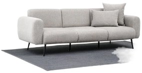 Hanah Home Třímístná pohovka SIDE světle šedá
