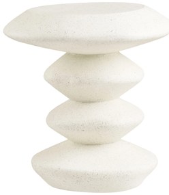 House Nordic Odkládací stolek BLACKBURN bílý ø36 cm