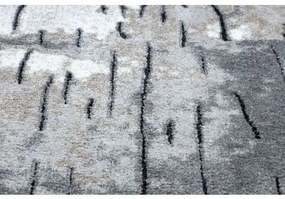 Moderní koberec COZY 8876 Rio Strukturální, dvě úrovně rouna šedá velikost 140x190 cm | krásné koberce cz