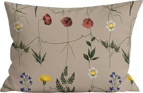 Sada povlečení z mikrovlákna HERBAR béžové + povlak na polštář 50 x 70 cm ZDARMA