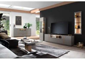 Široká TV skříňka pro moderní obývací pokoj SEVILLA