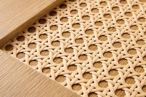 Designový odkládací stolek Lakshmana II 45 cm přírodní dub