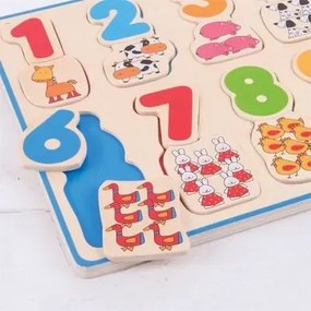Bigjigs Toys Počítací puzzle 2 / od 1 roku