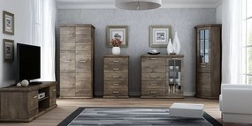 Casarredo - Komfort nábytek Šatní skříň KORA K1 divoký dub/bílá