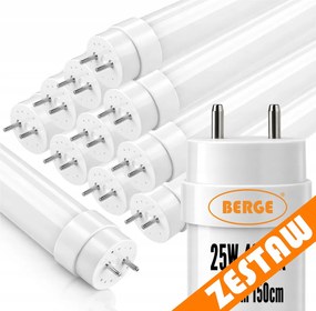 10x LED trubice 150cm T8 25W 3375lm 4000K - neutrální bílá