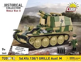 COBI 2665 Samohybné dělo Grille Ausf. M Sd.Kfz.138/1 / Stavebnice / 1: