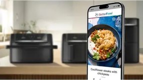 Bosch MAFD440B7 černá / Horkovzdušná fritéza / 2500 W / 9 l / duální /