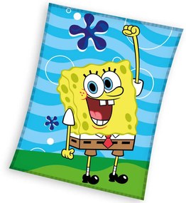Dětská deka Sponge Bob Zábava v Moři 130x170 cm
