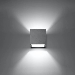 Sollux Lighting Nástěnné svítidlo QUAD beton