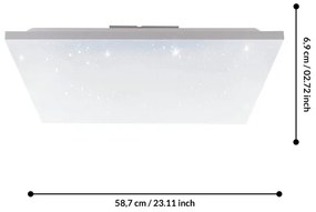 Eglo 75618 - LED Přisazený panel CALEMAR-S LED/32W/230V 4000K 60x60 cm