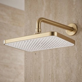 Rea, Obdélníková dešťová sprcha REA JS-032 Brushed Gold, REA-P0396