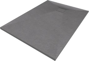 Gamma Erga Oldaf, SMC obdélníková sprchová vanička 120 x 80 cm, šedá matná, ERG-GMA-OL-80120G