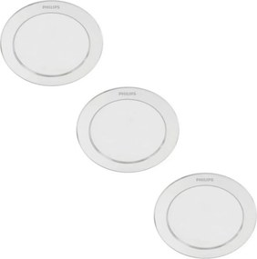 Philips - SADA 3x LED Podhledové svítidlo DIAMOND 1xLED/3,5W/230V 2700K