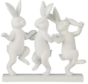 Tři tančící králíčci SEMINA výška 15,5 cm
