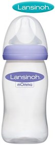 Lansinoh Kojenecká láhev 240 ml se savičkou NaturalWave