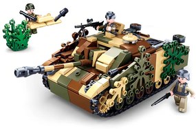 Sluban Army N38-B0858 Maskovaný obrněný tank