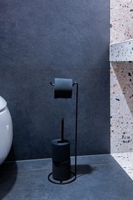 Olsen Spa Drátěný držák toaletního papíru, černá barva  - KD02071779