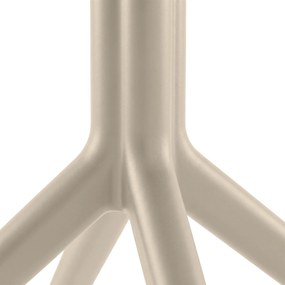 Stůl Sky kulatý 105 cm – taupe