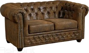 Askont Chesterfield Oxford: Sedací souprava 3+2+1 gobi
