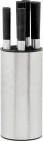 Sada 5 ks nožů ve stojanu BLADES stříbrná