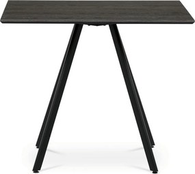 Jídelní stůl 90x90cm HT-R5190 GREY, lamino, šedý dub