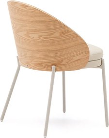 Krémová jídelní židle Eamy – Kave Home