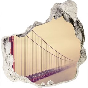 Wallmuralia Fototapeta díra na zeď 3D Most San Francisco 75x75 cm