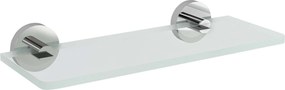 Sapho X-Round - Polička, délka 30 cm, čiré sklo/chrom XR009-13
