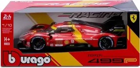 Bburago Ferrari Racing - 499P LMH #50 červená / 1:18 / od 14 let