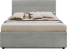 Postel Fro Line 160x200 s roštem, úložným prostorem Mono 246, šedá