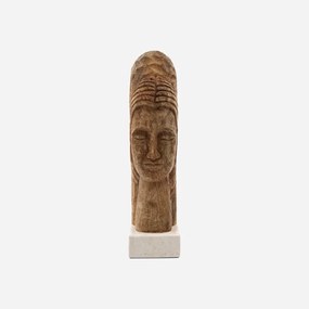 Dřevěná figurka House Doctor Mindful Natural, 36 cm | přírodní