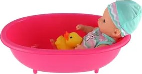 TEDDIES Panenka miminko s kačenkou / 22 cm / Vanička v balení / od 3 l