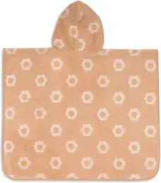 Jollein Osuška pončo Jacquard Flower / 62 × 65 cm / od 12 měsíců do 3