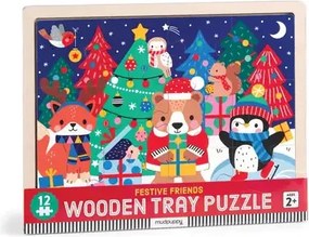 Mudpuppy Puzzle Vánoce / 12 dílků / od 2 let