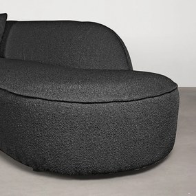 LABEL51 Čtyřmístná pohovka FLORI antracit