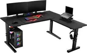 Genesis Holm Modular 160 Corner RGB černá / Herní stůl / rohový / D:16