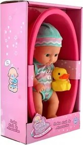 TEDDIES Panenka miminko s kačenkou / 22 cm / Vanička v balení / od 3 l