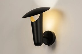 Nástěnné designové svítidlo do chodby Giora Black and Gold