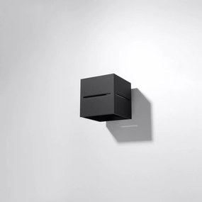 Sollux Lighting Nástěnné svítidlo LOBO černé