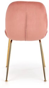 Halmar Jídelní židle K381, růžová