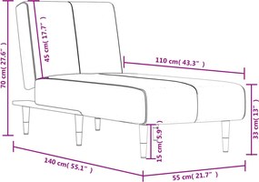 vidaXL Lenoška samet [352792] Barva: Tmavě zelená