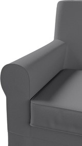 Potah na křeslo IKEA Ektorp Jennylund barva šedá látka pletený vzor
