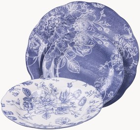 Sada porcelánového nádobí Fleurette, pro 6 osob, 18 dílů