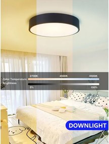 Immax NEO 07201L-LED Stmívatelné stropní svítidlo RONDATE 28W/230V černá Tuya+DO