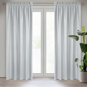 ZÁCLONA NA PÁSCE CELINE 140X270 CM STŘÍBRNÁ