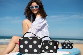 Termobox Reisenthel Coolerbag S pocket Dots white